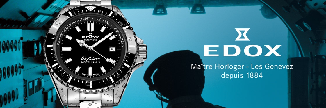 EDOX Uhren online kaufen | Offizieller Schweizer Fachhändler