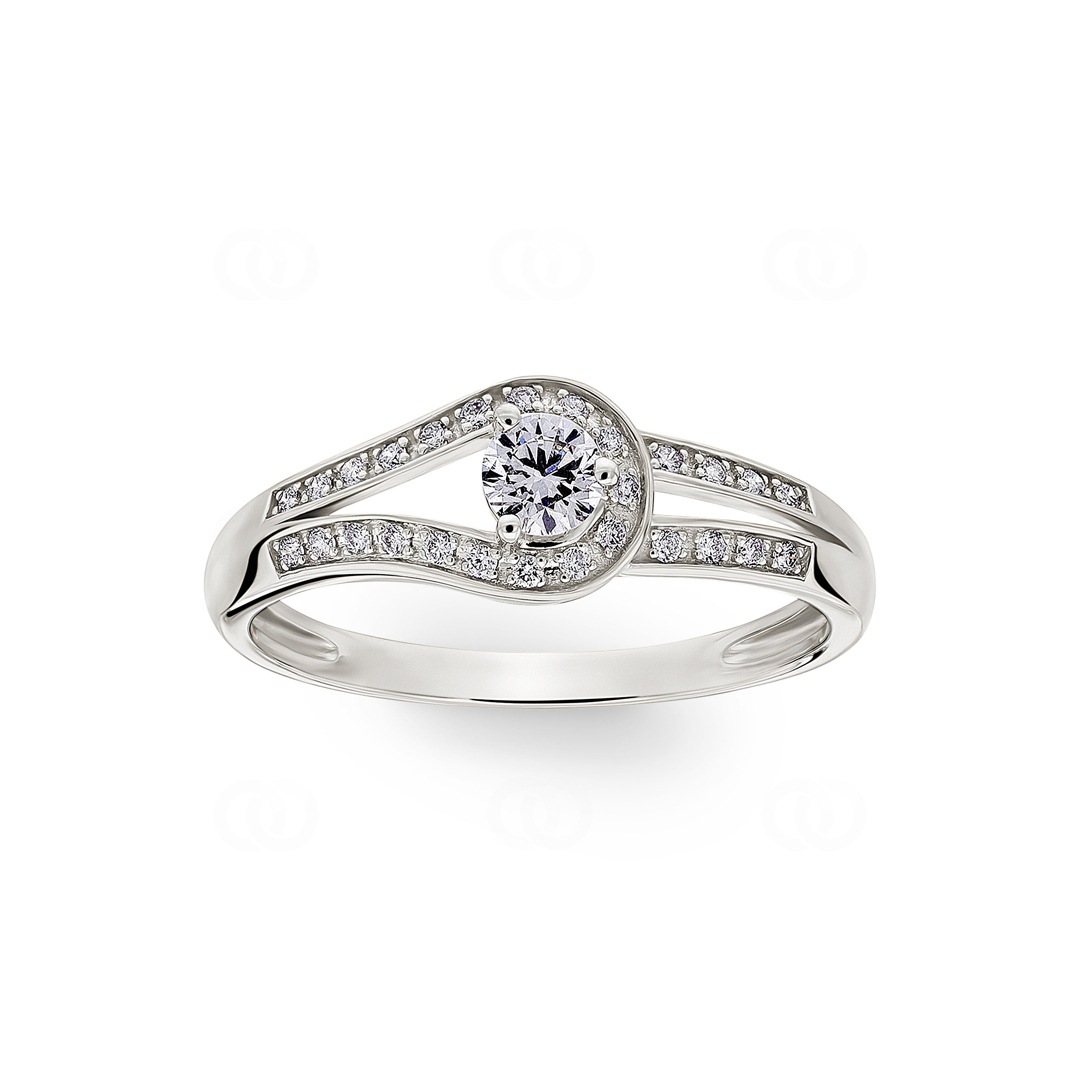 RI-73360-WG | 0.25ct Diamond Ring 750/18 K White Gold
