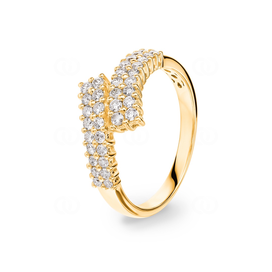 RI-23856-GG | 0.50ct Diamond Ring 750/18 K Yellow Gold