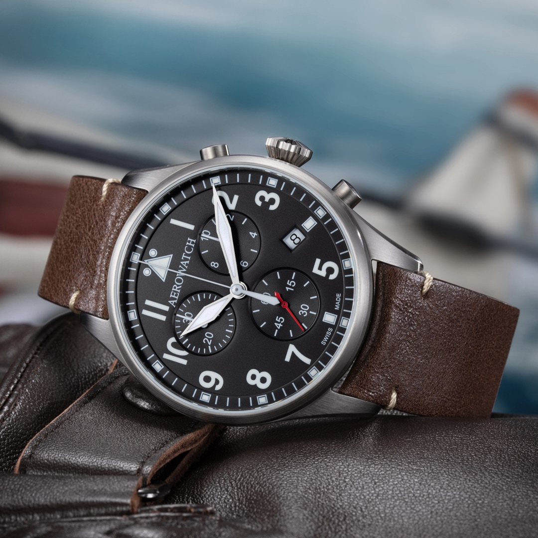 Aerowatch Les Grandes Classiques Aviator Chrono | A 79990 AA03