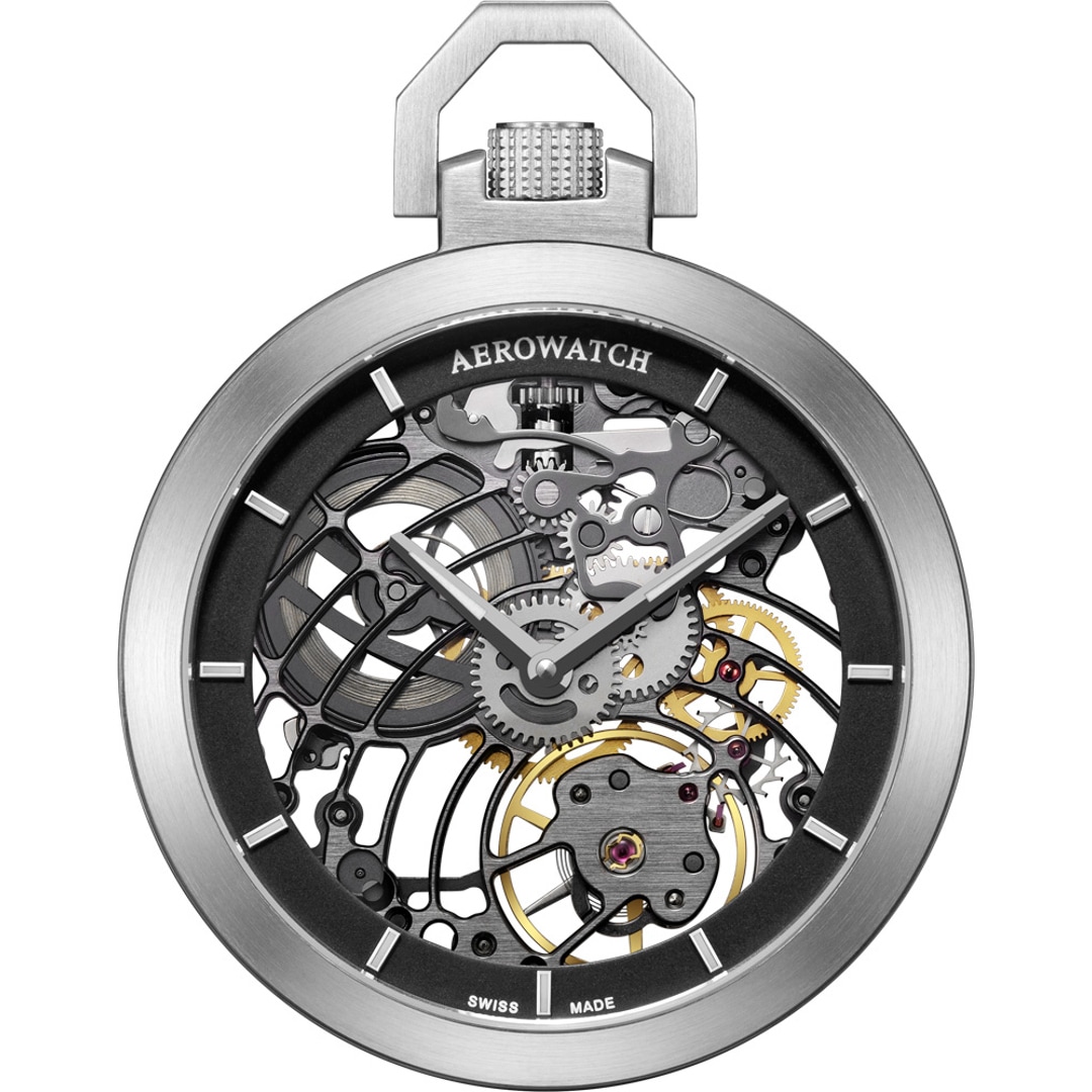 50829 AA04 SQ | Aerowatch Pocket Watch Lépine Mechanical Tornado ...