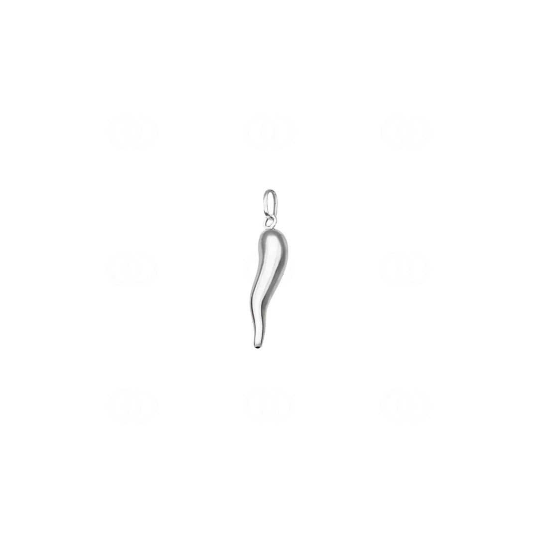 69846 | Pendentif argent 925 rhodié Corne d'abondance 26mm