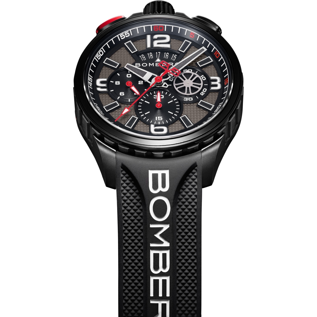 BS45CHPBA.064-2.12 | Bomberg Bolt-68 Heritage Black & Red Sapphire ...