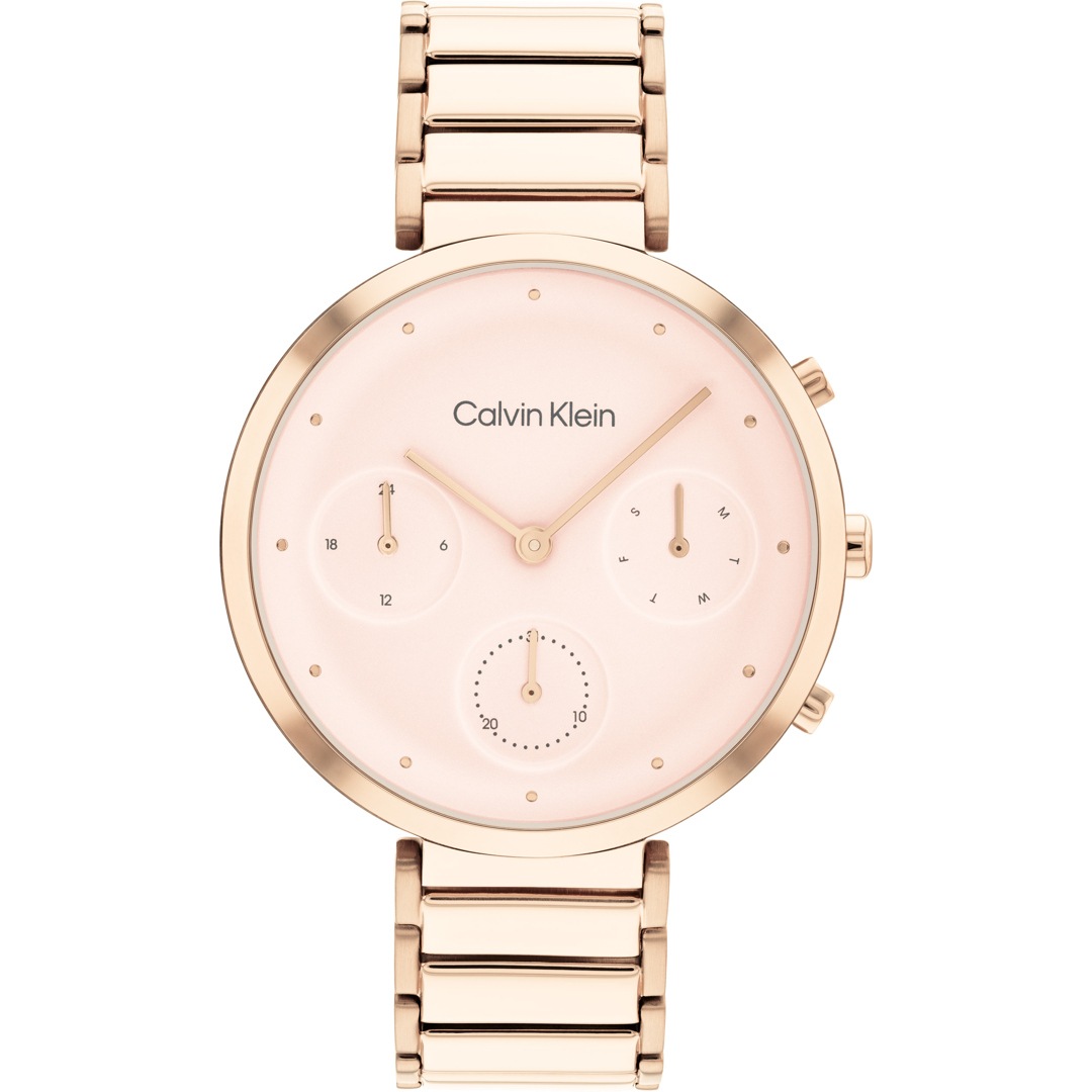 25200283 | Calvin Klein Minimalistic T-Bar Day Date Rose 37mm