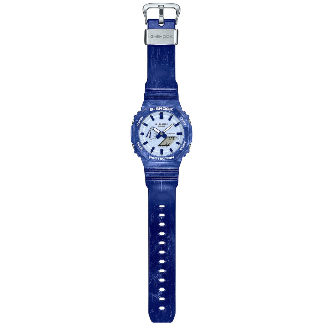 Casio G-Shock Classic Blue Porcelain Edition | GA-2100BWP-2AER
