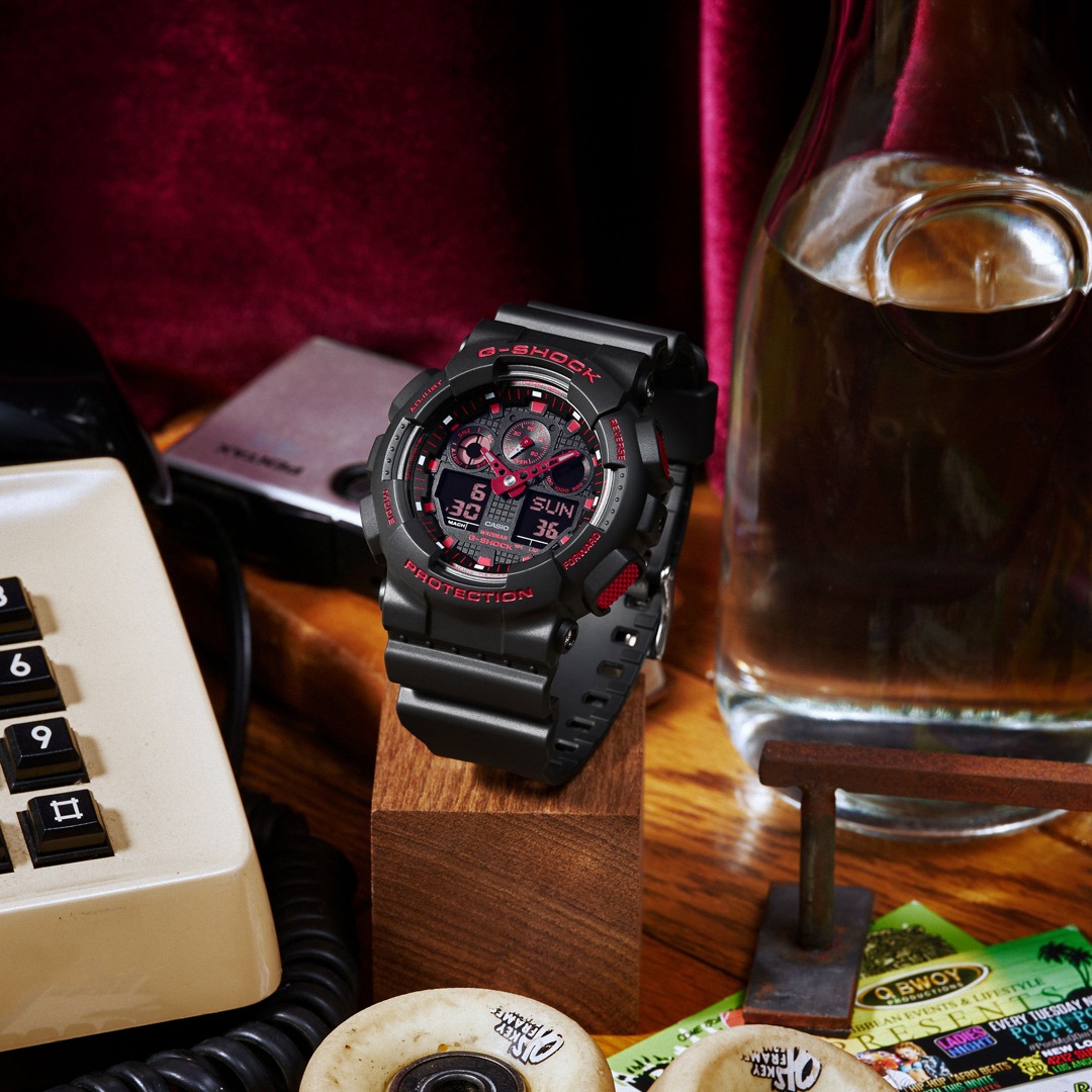 GA-100BNR-1AER | Casio G-Shock Classic Ignite Red