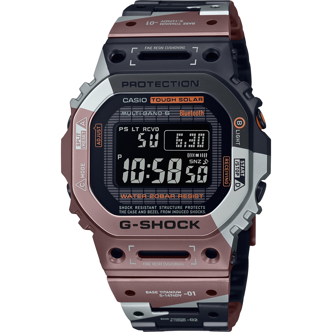 Casio G-Shock Steel Titanium Bluetooth Virtual Armor II | GMW-B5000TVB-1ER