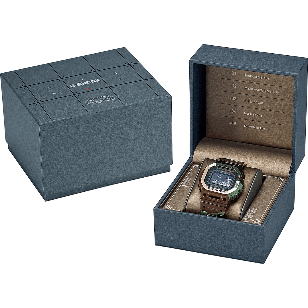 Casio G-Shock Steel Titanium Bluetooth Virtual Armor II | GMW-B5000TVB-1ER