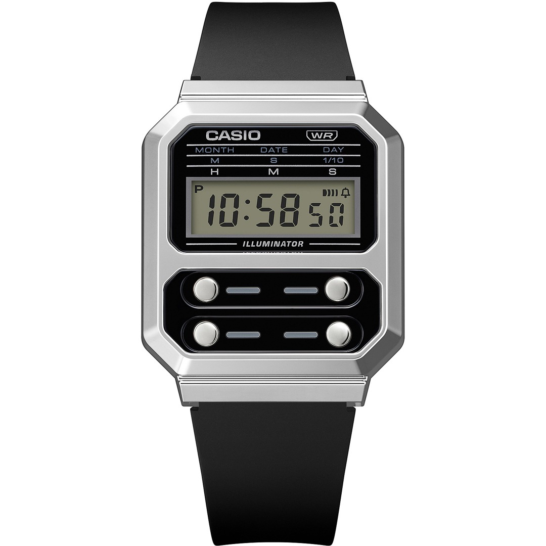 A100WEF-1AEF | Casio Vintage Edgy Noir / Argenté