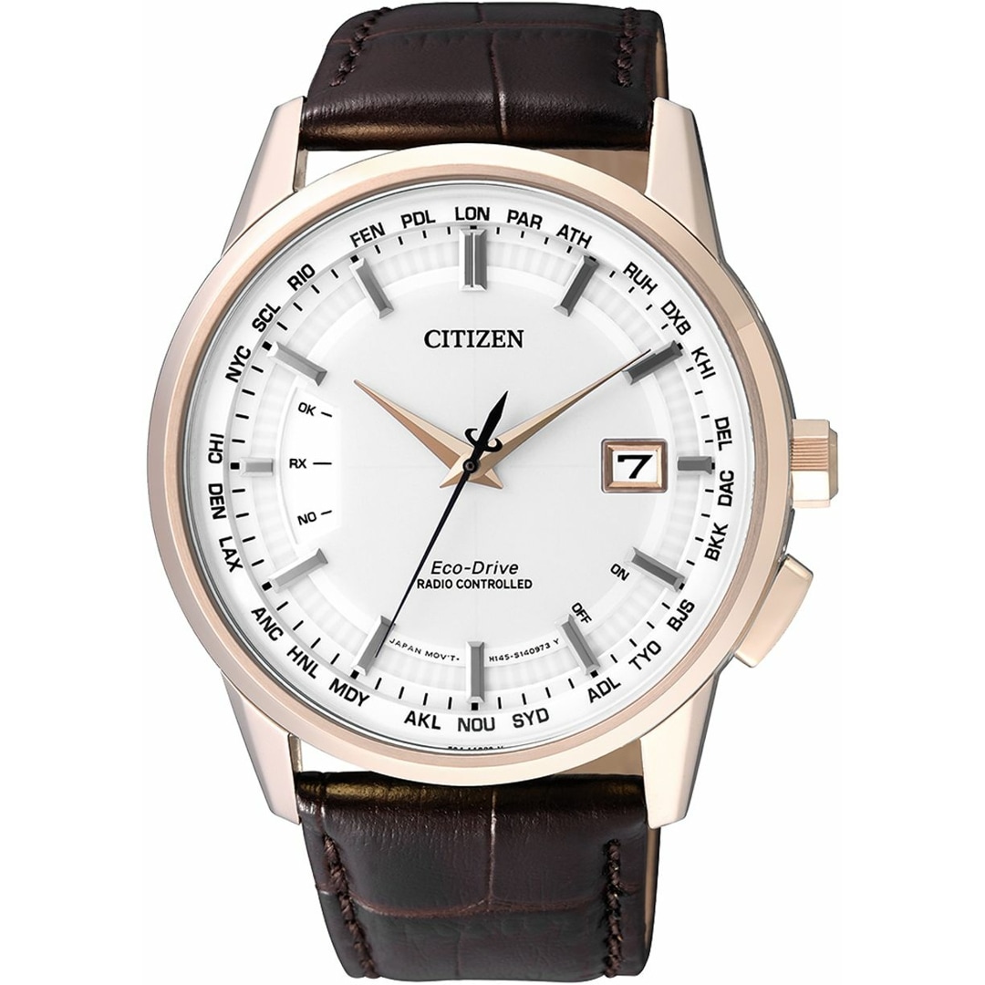 CB0153-21A | Citizen Elegant World Timer Eco-Drive Radio Controlled