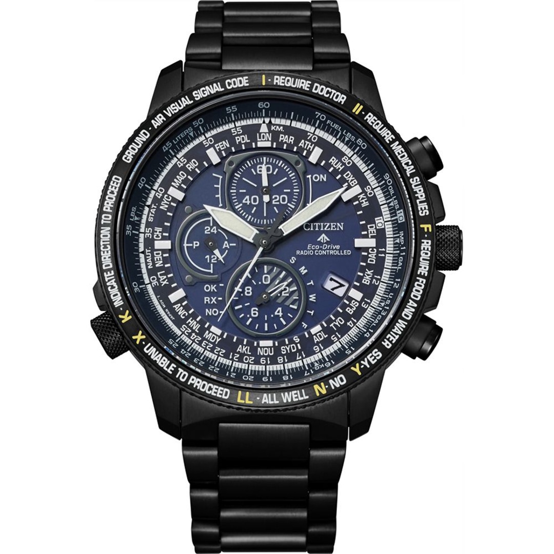 Citizen Promaster Sky World Chrono Eco-Drive Radio Controlled | AT8195-85L