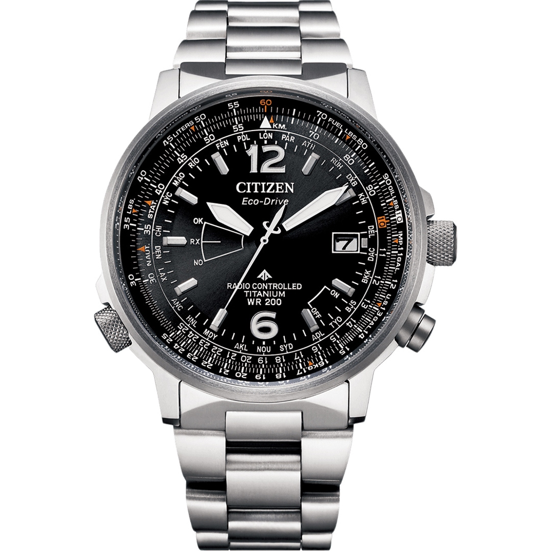 CB0230-81E | Citizen Promaster Sky World Timer Eco-Drive Radio Controlled