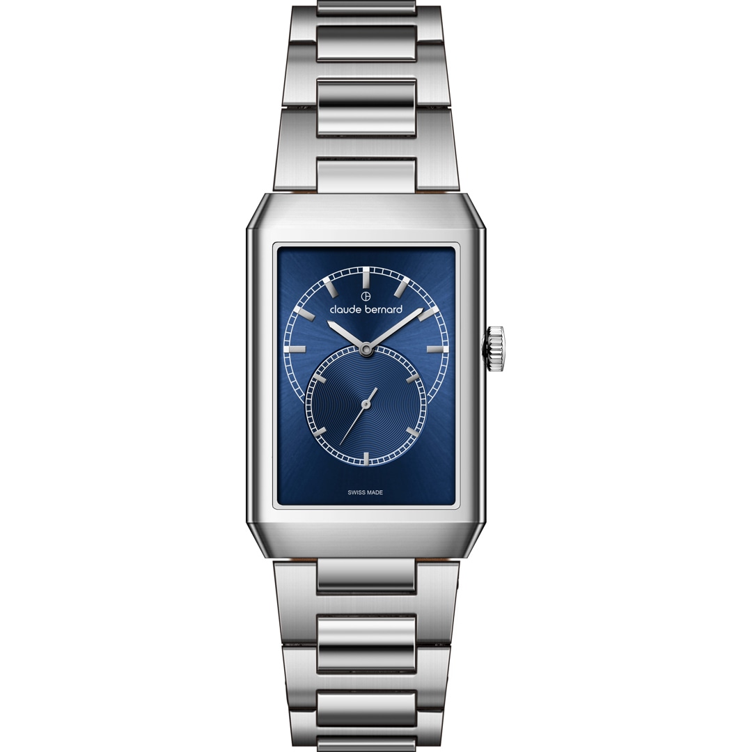 23098 3M BUIN | Claude Bernard Ora Vera Small Seconds Gents Blue / Silver