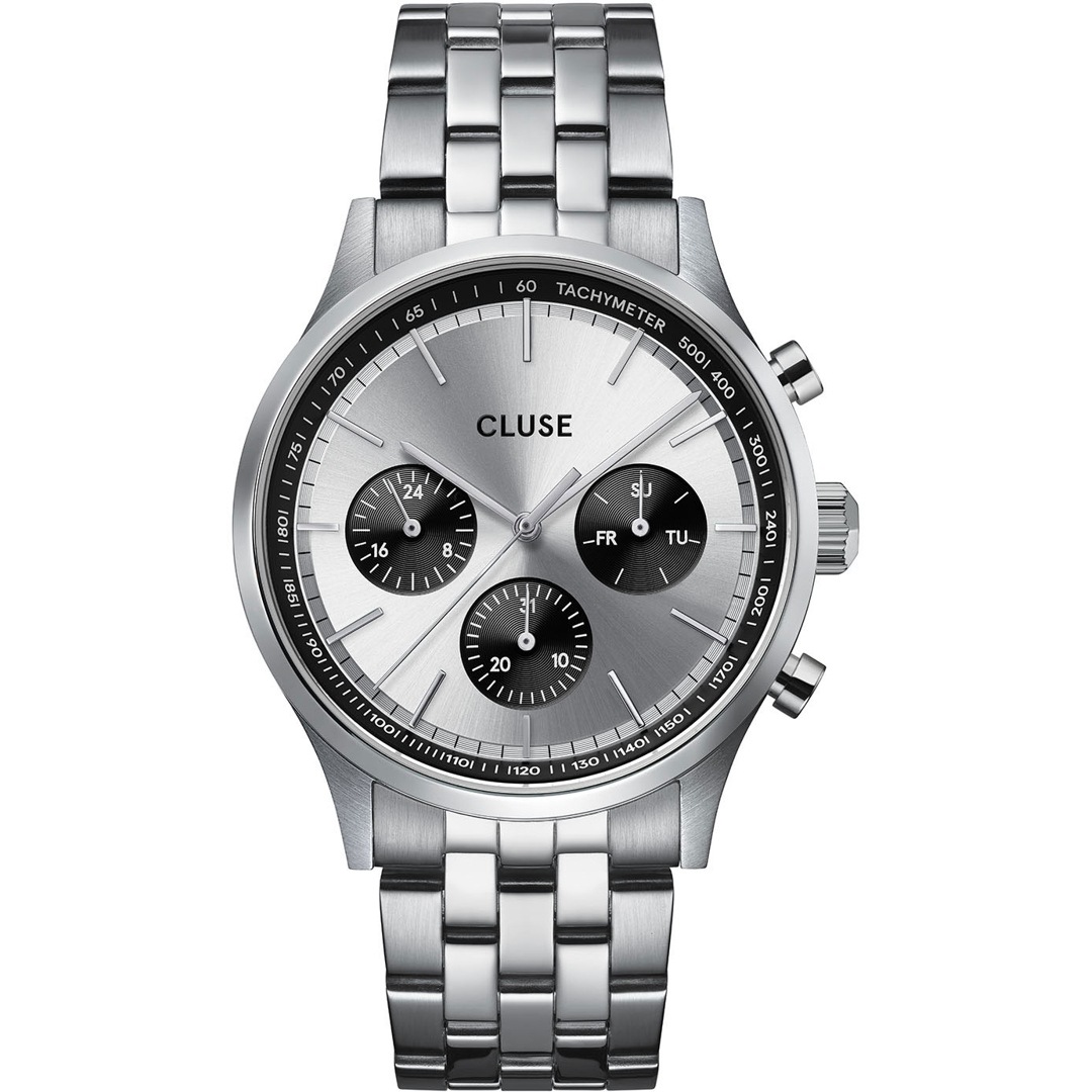 CW21007 | Cluse Anthéor Multifunction Steel Silver / Silver Colour