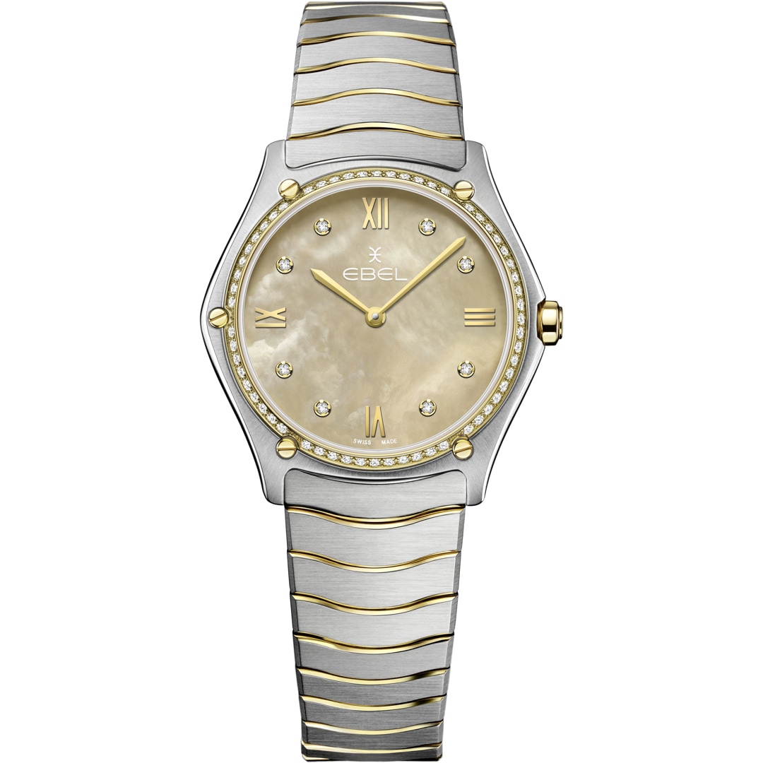 1216544 | Ebel Sport Classic Lady Diamonds Two-tone / Beige 33mm