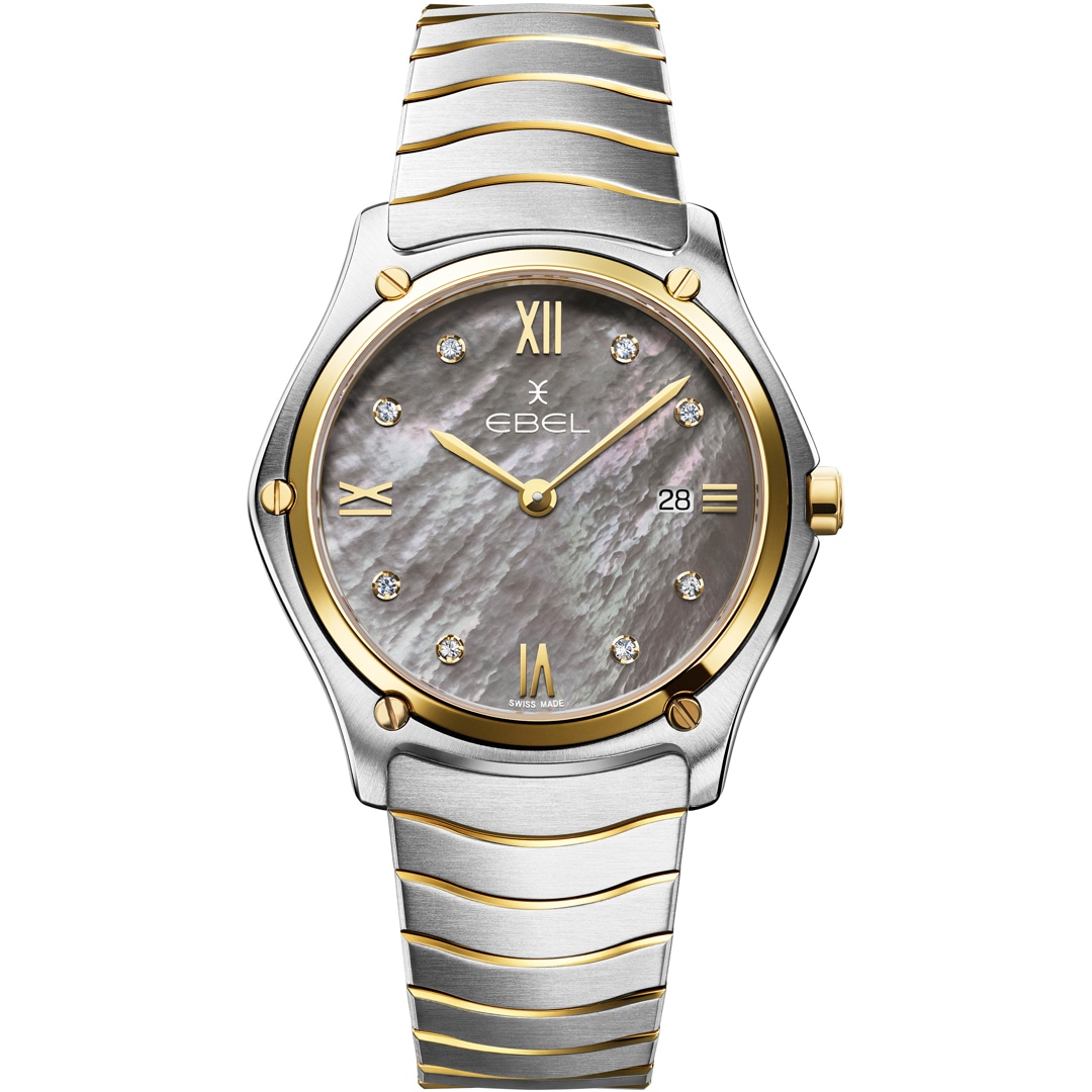 1216655 | Ebel Sport Classic Lady Diamonds Two-tone / Grey 33mm