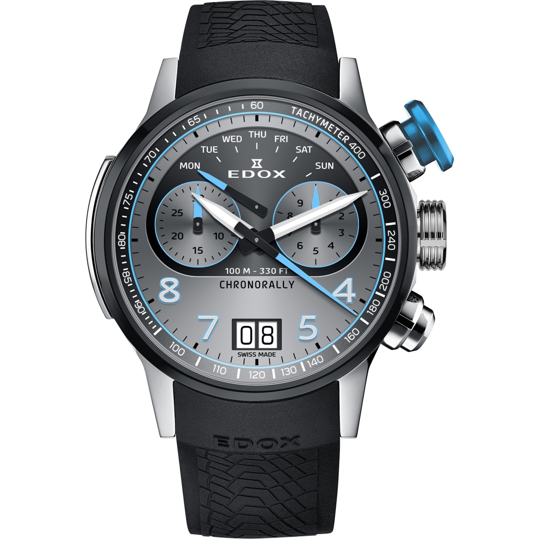 Edox Chronorally Chronograph 45 | 38003 TINBU GNBU