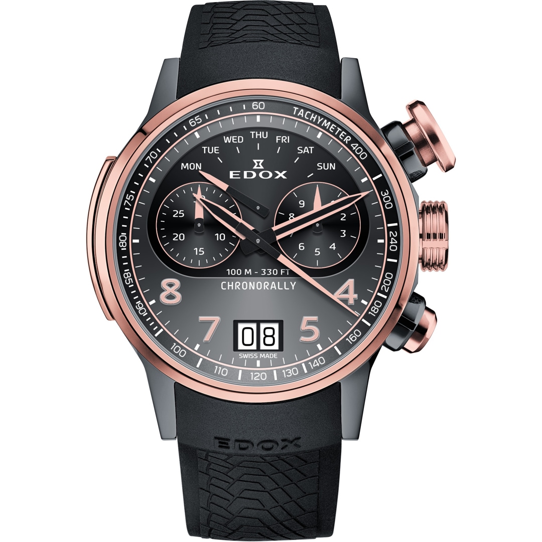 Edox Chronorally Chronograph 45 | 38003 TINGR GNR