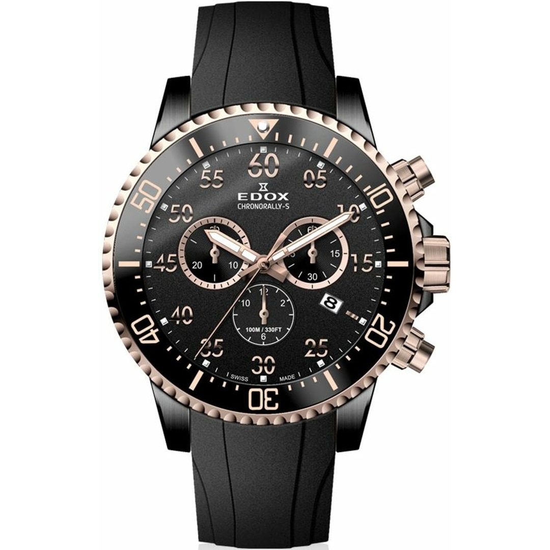 Edox Chronorally-S Chronograph | 10227 37RCA NBR