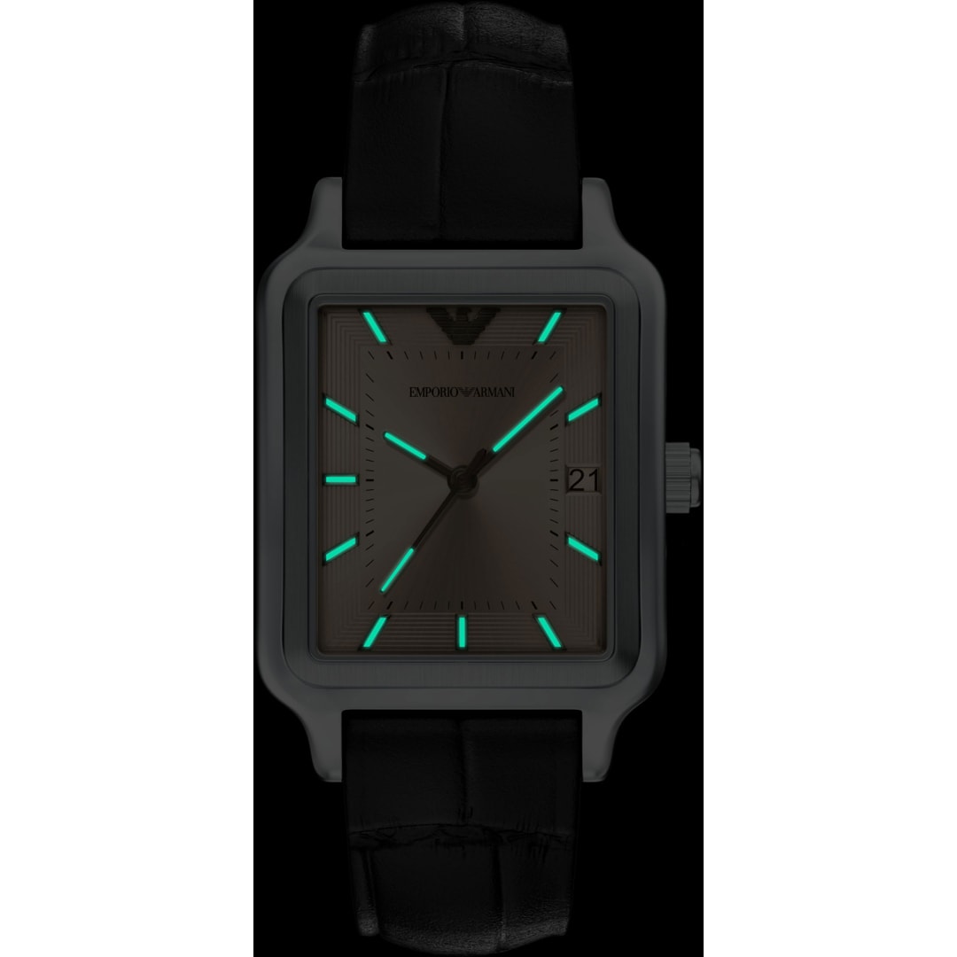 AR11756 | Emporio Armani Diego Date Argenté / Brun