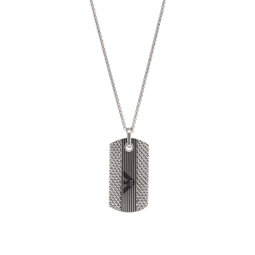 EGS3149040 | Emporio Armani Eagle Logo Collier Armani Trend Dog Tag