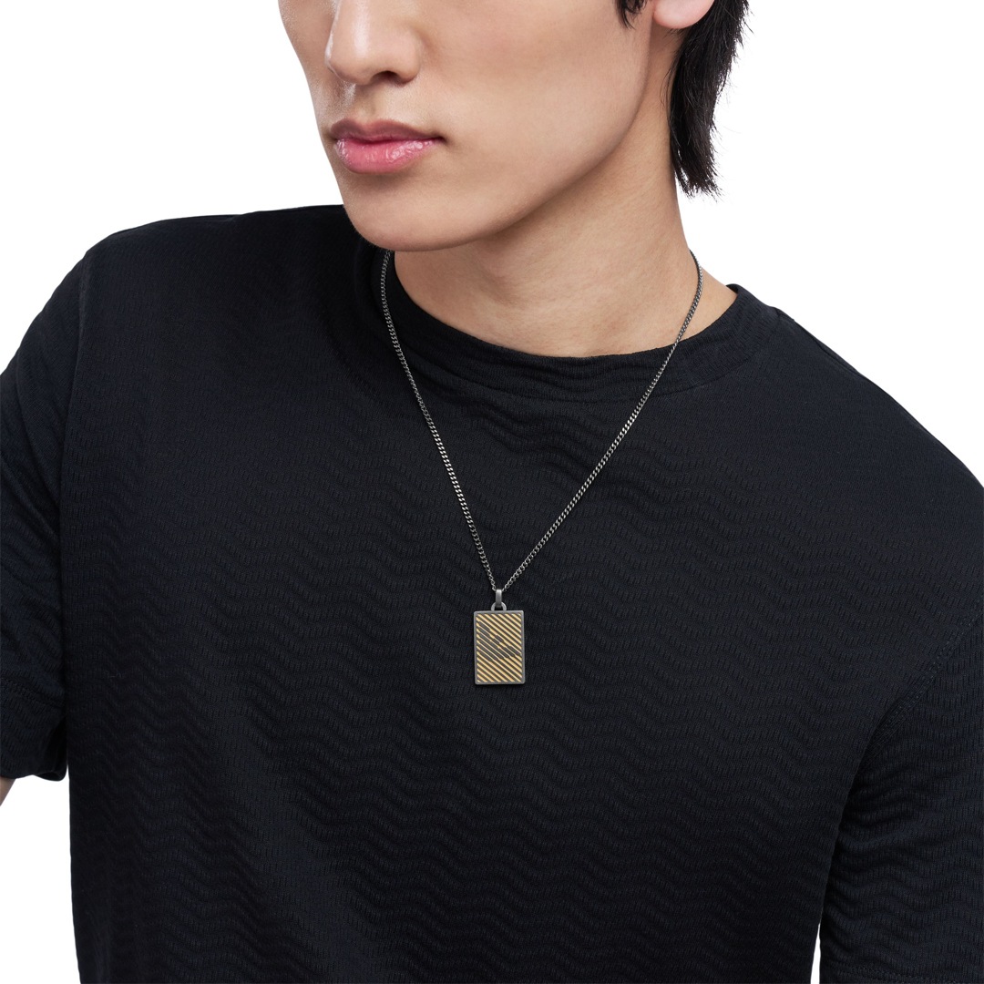 EGS3239060 | Emporio Armani Eagle Logo Collier Dog Tag