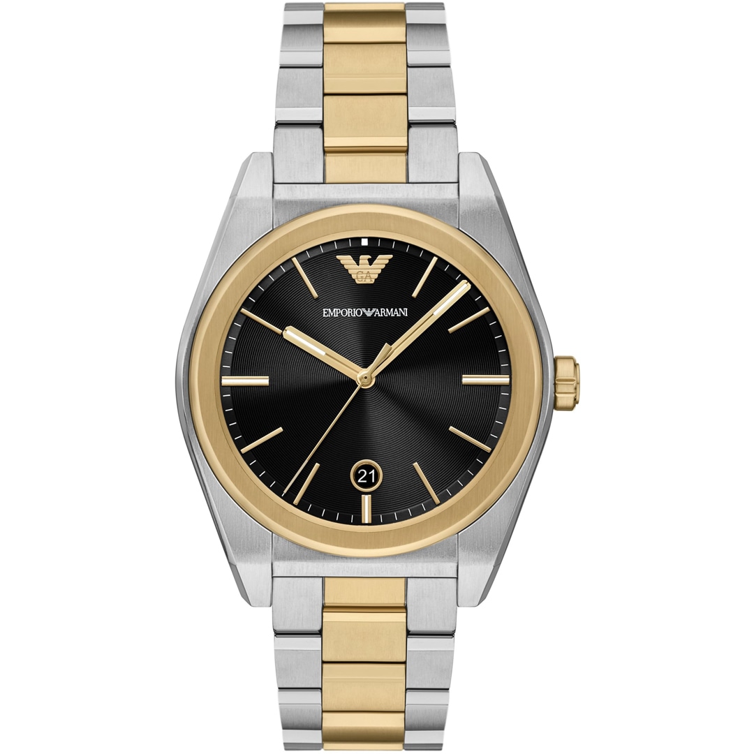 AR11715 | Emporio Armani Federico Date Bicolour / Black
