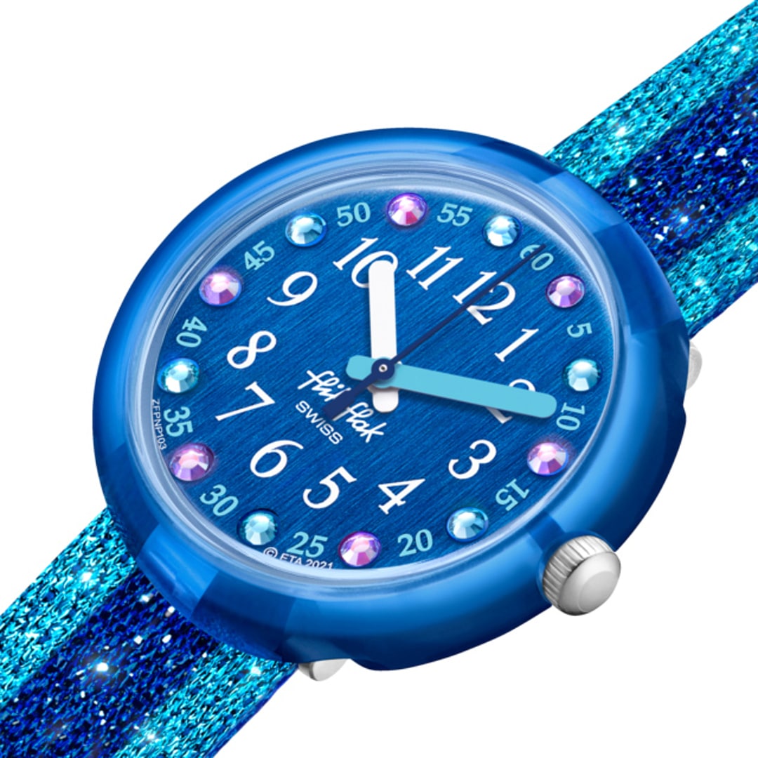 Flik Flak Shine in Blue | FPNP103