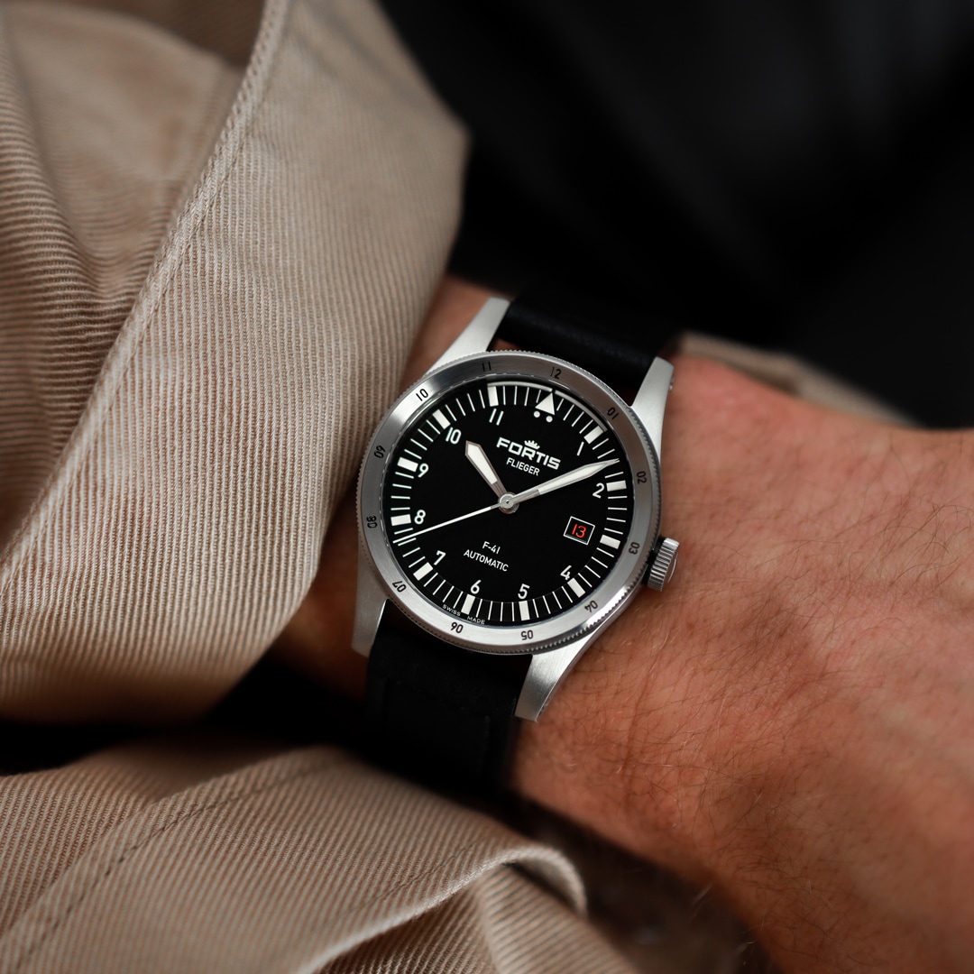 Fortis Flieger F-41 Automatik Black | F4220018