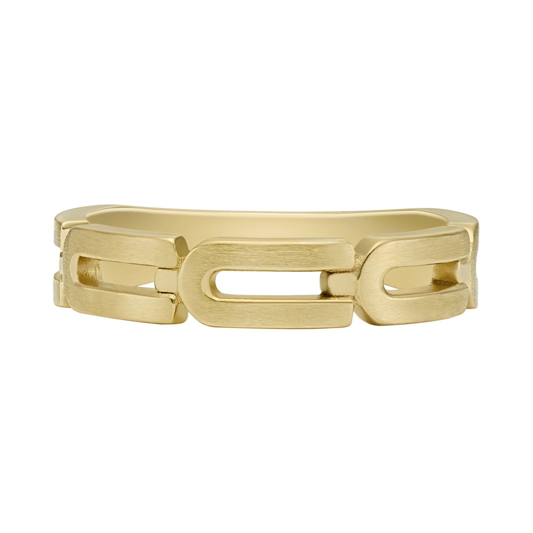 Fossil Heritage Damenring D-Link Chain