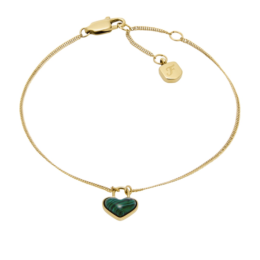 Fossil Sutton Gliederarmband Modern Meadows Anhänger Heart ...