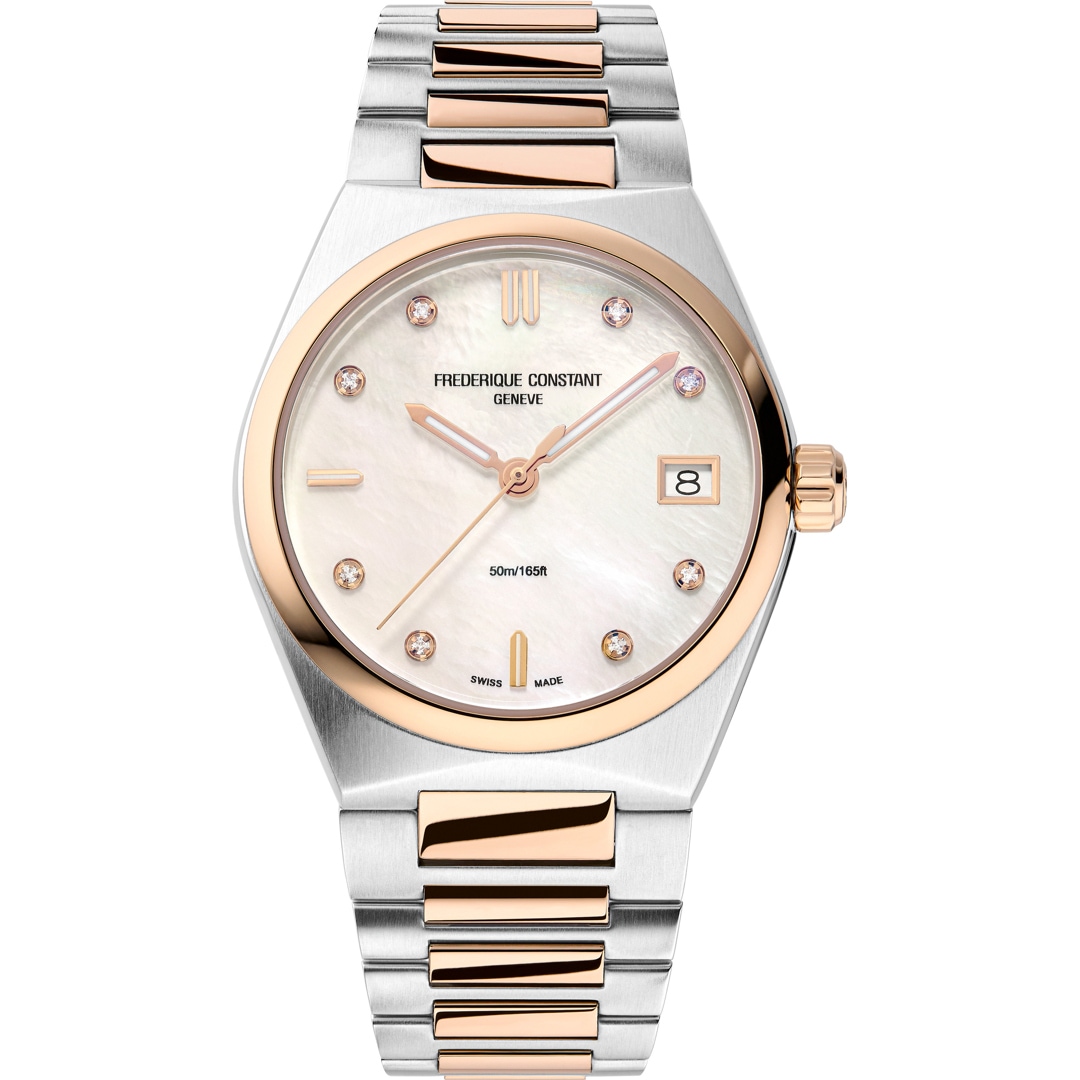 Frederique Constant Highlife Quartz Ladies Diamonds Bicolor online ...