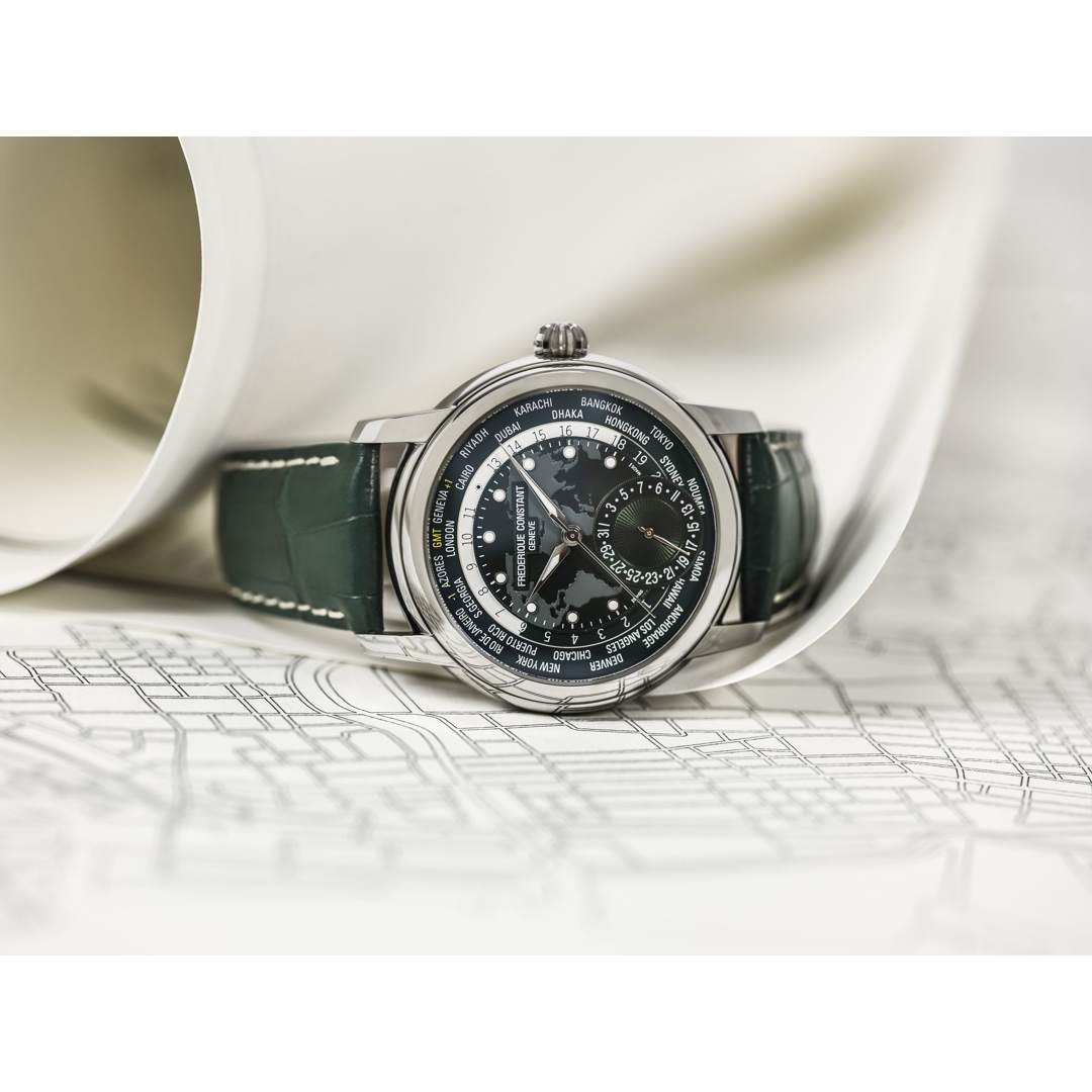 Frederique Constant Manufacture Worldtimer | FC-718GRWM4H6