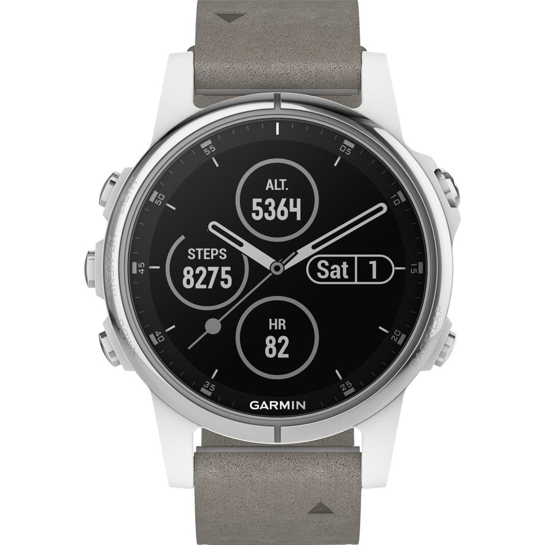 010-01987-05 | Garmin Fenix 5S Plus Saphir GPS-Multisport Smartwatch HR