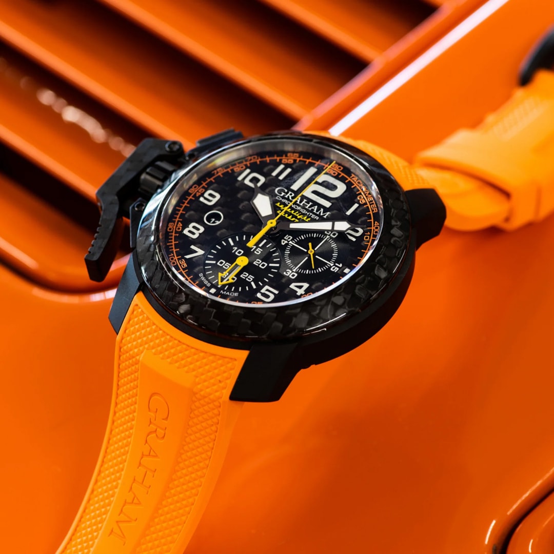Graham Chronofighter Superlight Carbon Orange | 2CCBK.O01A