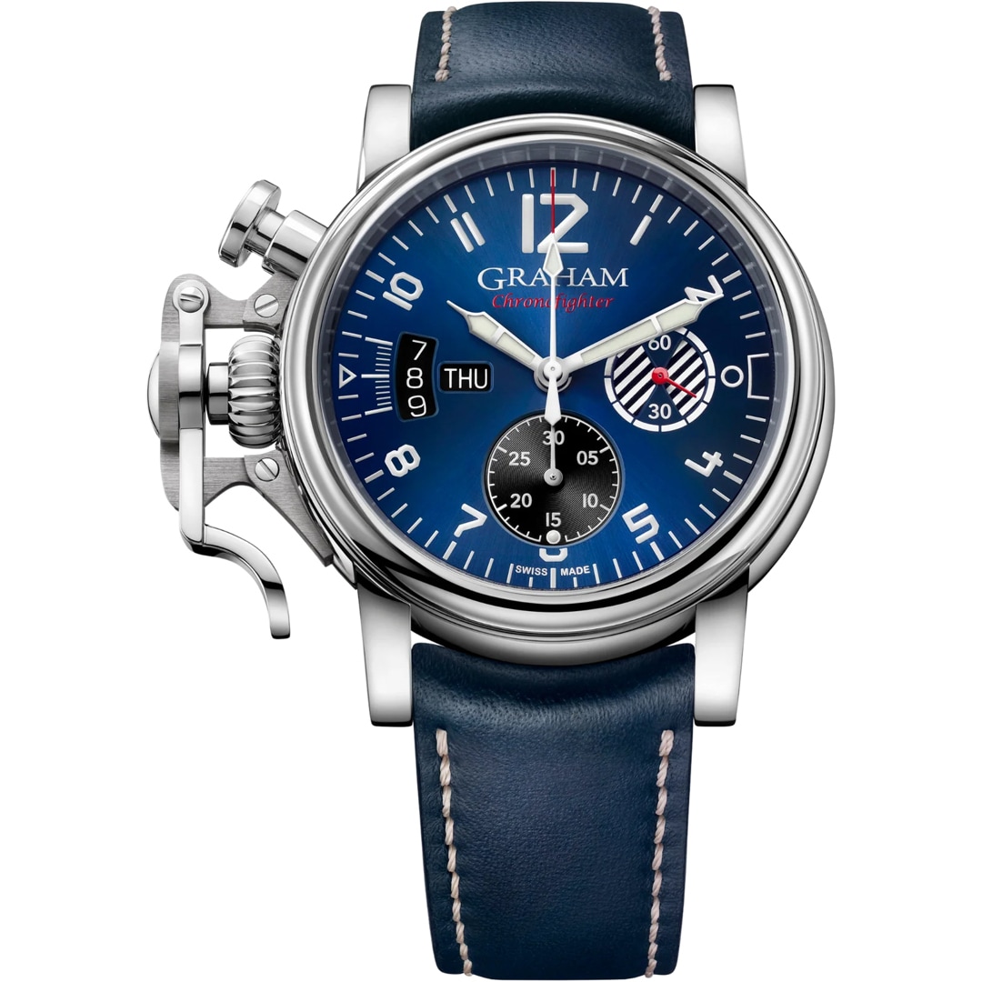 Graham Chronofighter Vintage Blue | 2CVAS.U21A