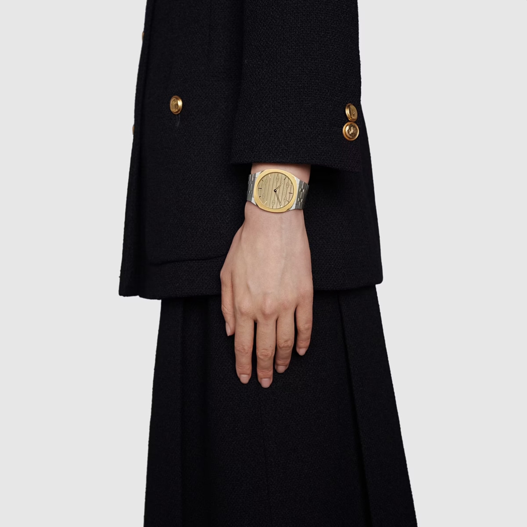 Gucci 25H Bicolor 38mm | YA163405