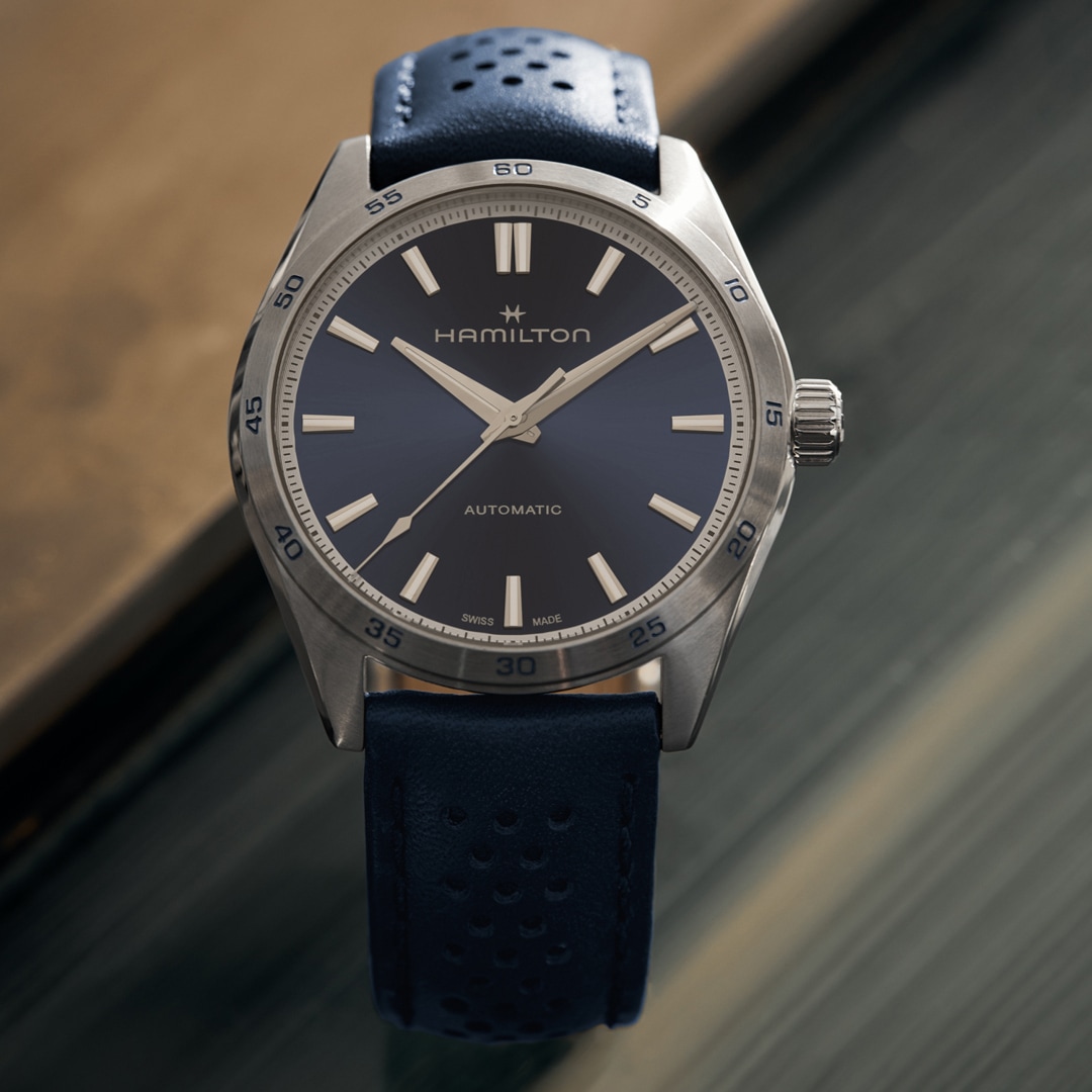 Hamilton Jazzmaster Performer Auto Blau 34mm | H36115640