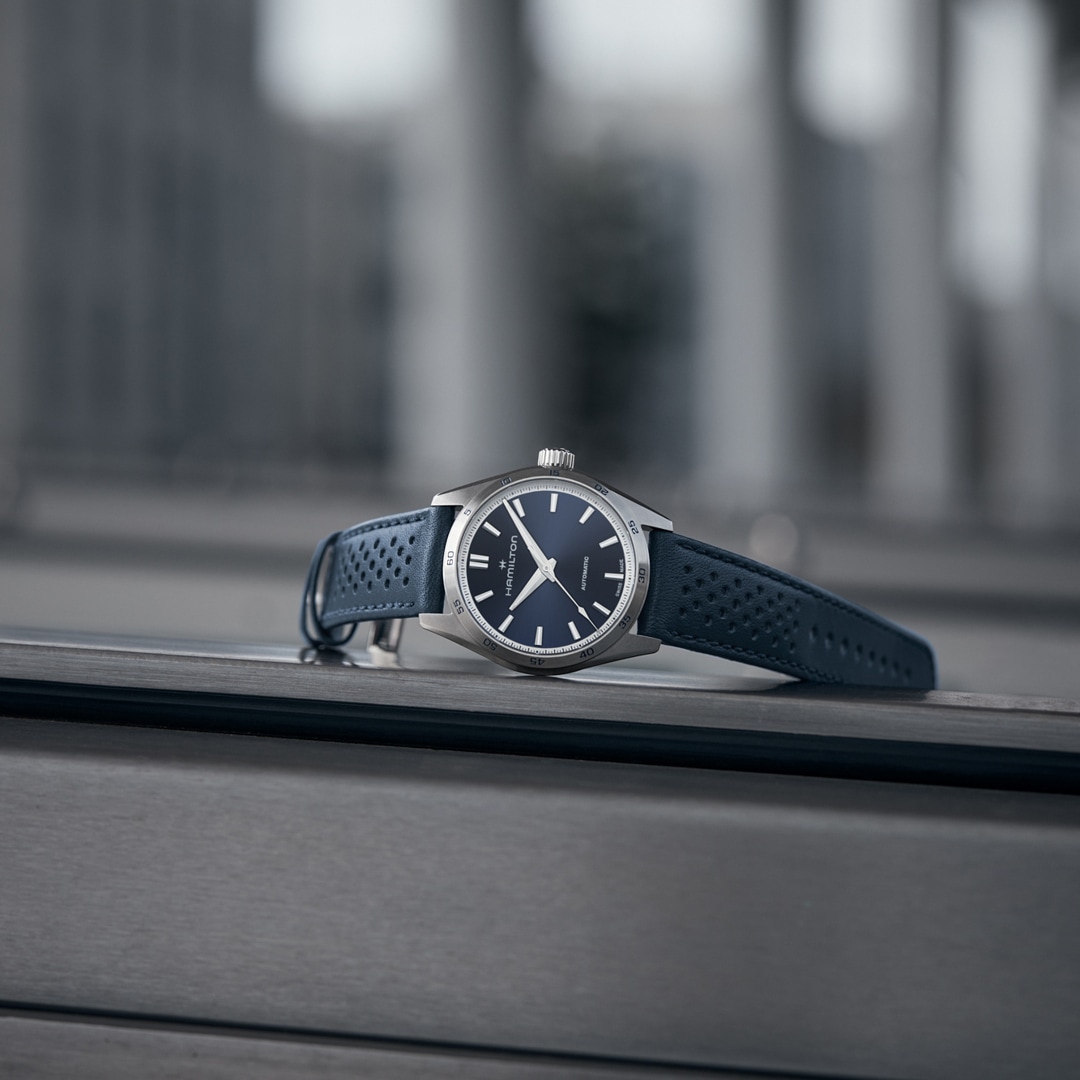 H36215640 | Hamilton Jazzmaster Performer Auto Blau 38mm