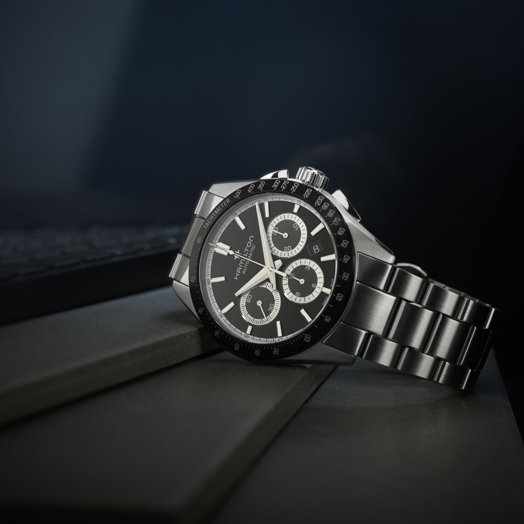 Hamilton Jazzmaster Performer Auto Chrono Silbrig 42mm | H36606130