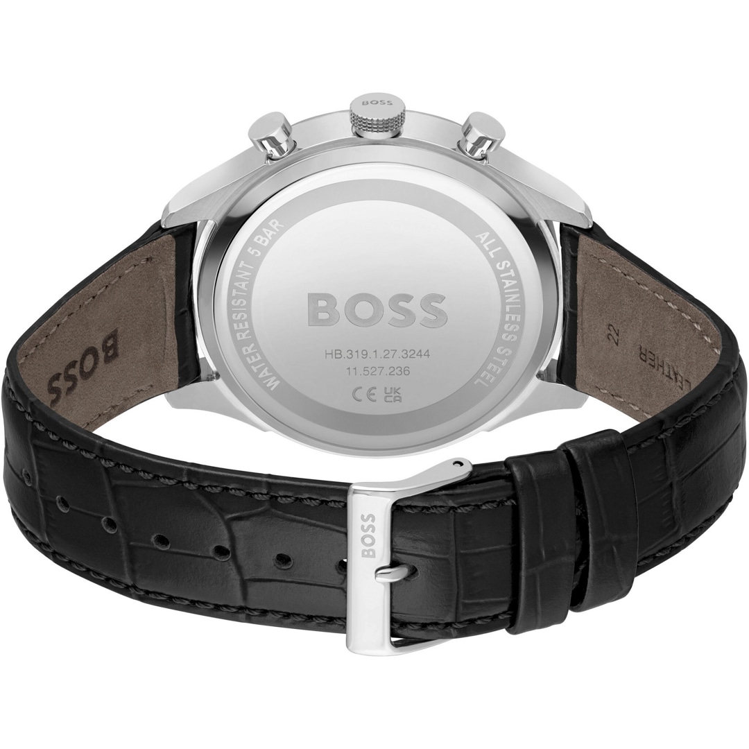 1514049 | Hugo Boss Gregor Chronographe Noir / Argenté