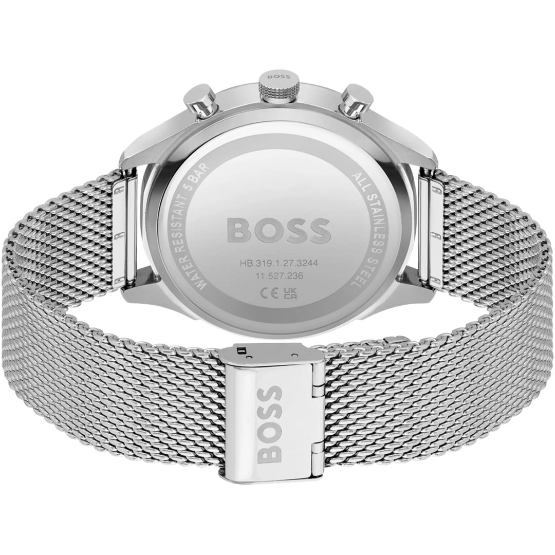 1514052 | Hugo Boss Gregor Chronographe Argenté / Bleu