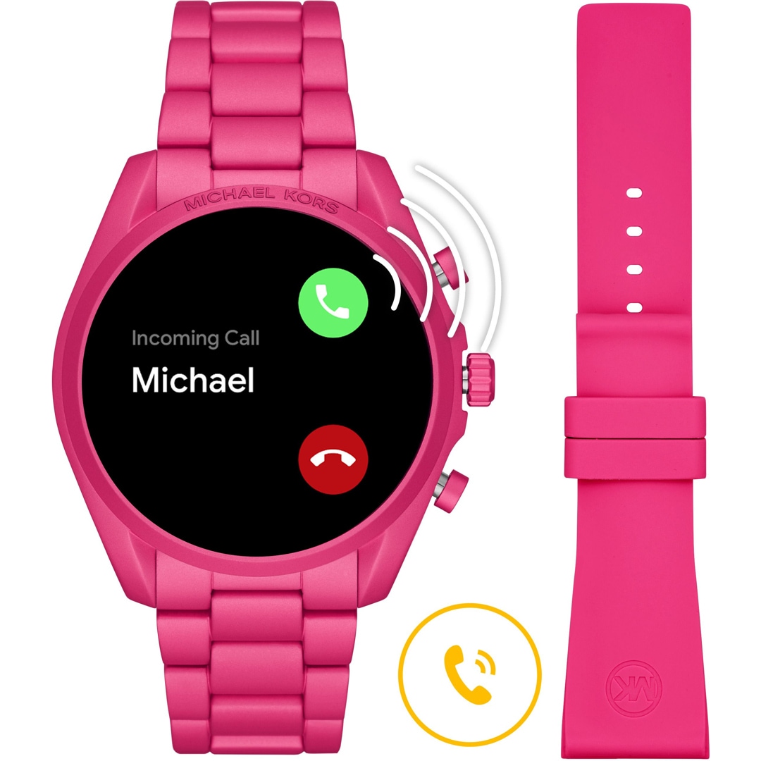Michael Kors Access Bradshaw 2 Pink 5.0 Smartwatch HR Set MKT5099