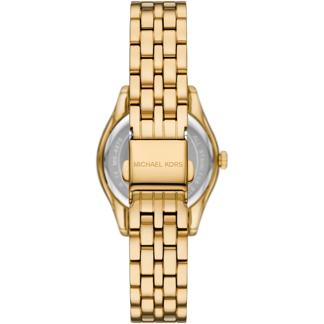 Michael Kors Harlowe Goldig / Grün | MK4870