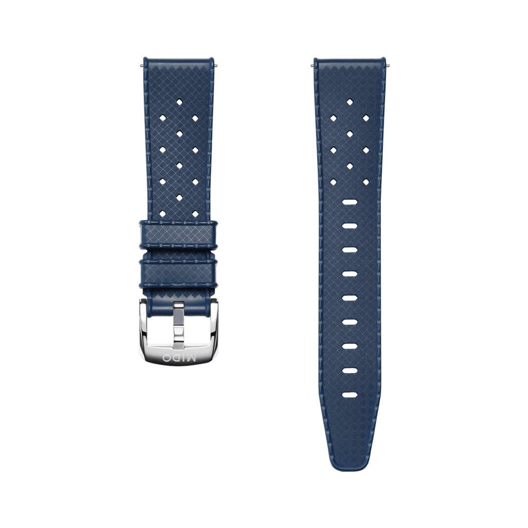 Mido Blue rubber strap 21 mm