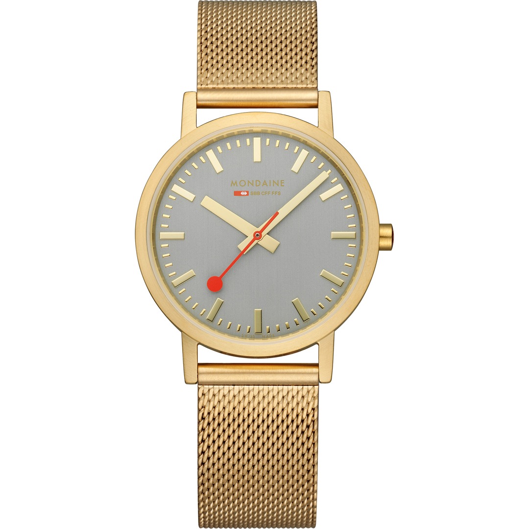 Mondaine Classic Gold / Grau Ø36 | A660.30314.80SBM