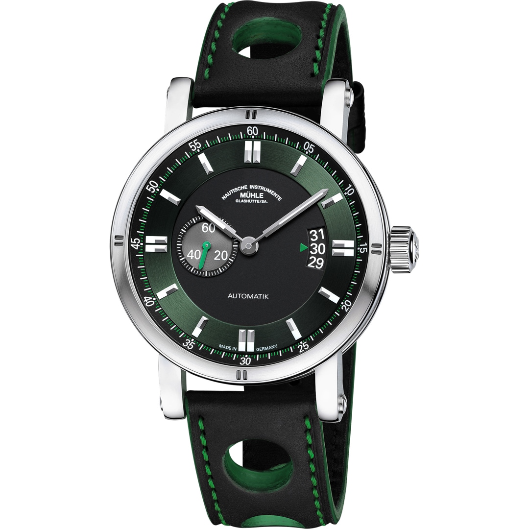 M1-29-74-LB-S | Mühle-Glashütte Teutonia Sport II Racing Green / Black ...