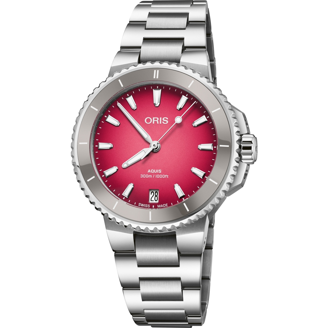 01 733 7792 4158-07 8 19 05P | Oris Aquis Date Taste of Summer Ø 36.5mm