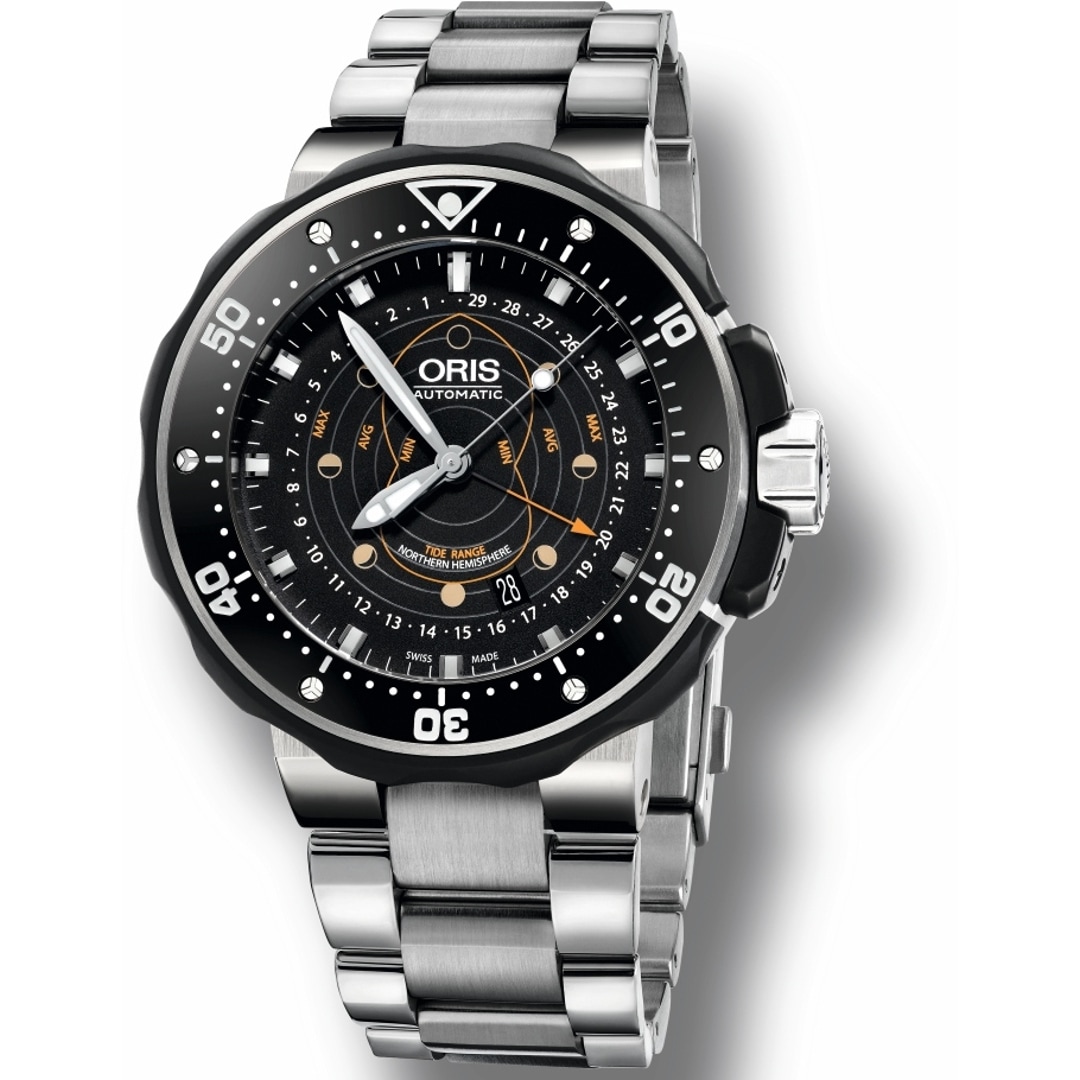 01 761 7682 7154-Set | Oris ProDiver Pointer Moon Northern Hemisphere
