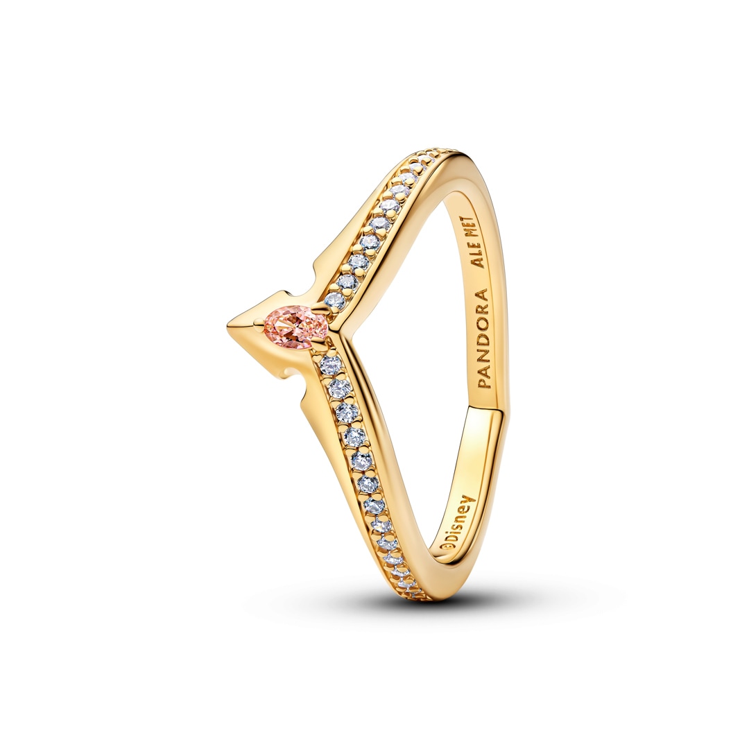 Pandora Gold Disney Prinzessin Aurora Diadem-Ring
